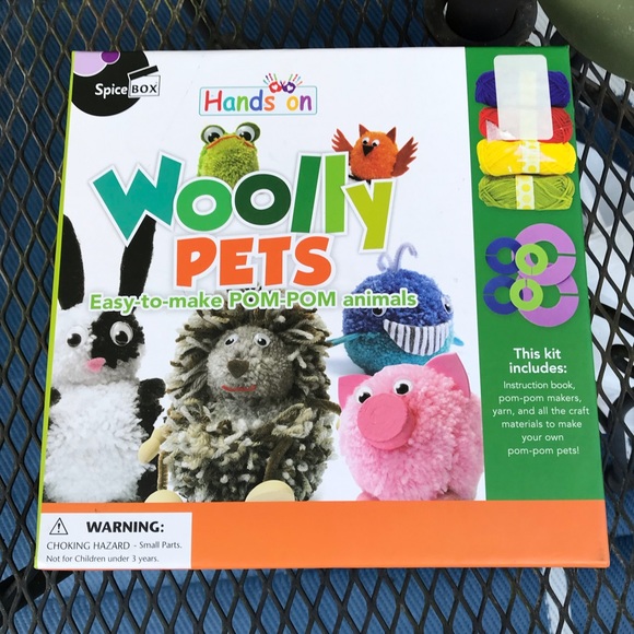 spice box | Toys | Woolly Pets Easy To Make Pom Pom Animal Craft Kit | Poshmark